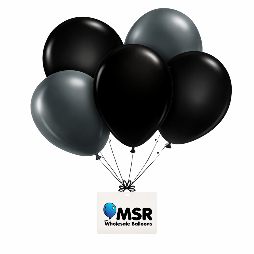 Black Latex Balloons – MSR Balloons